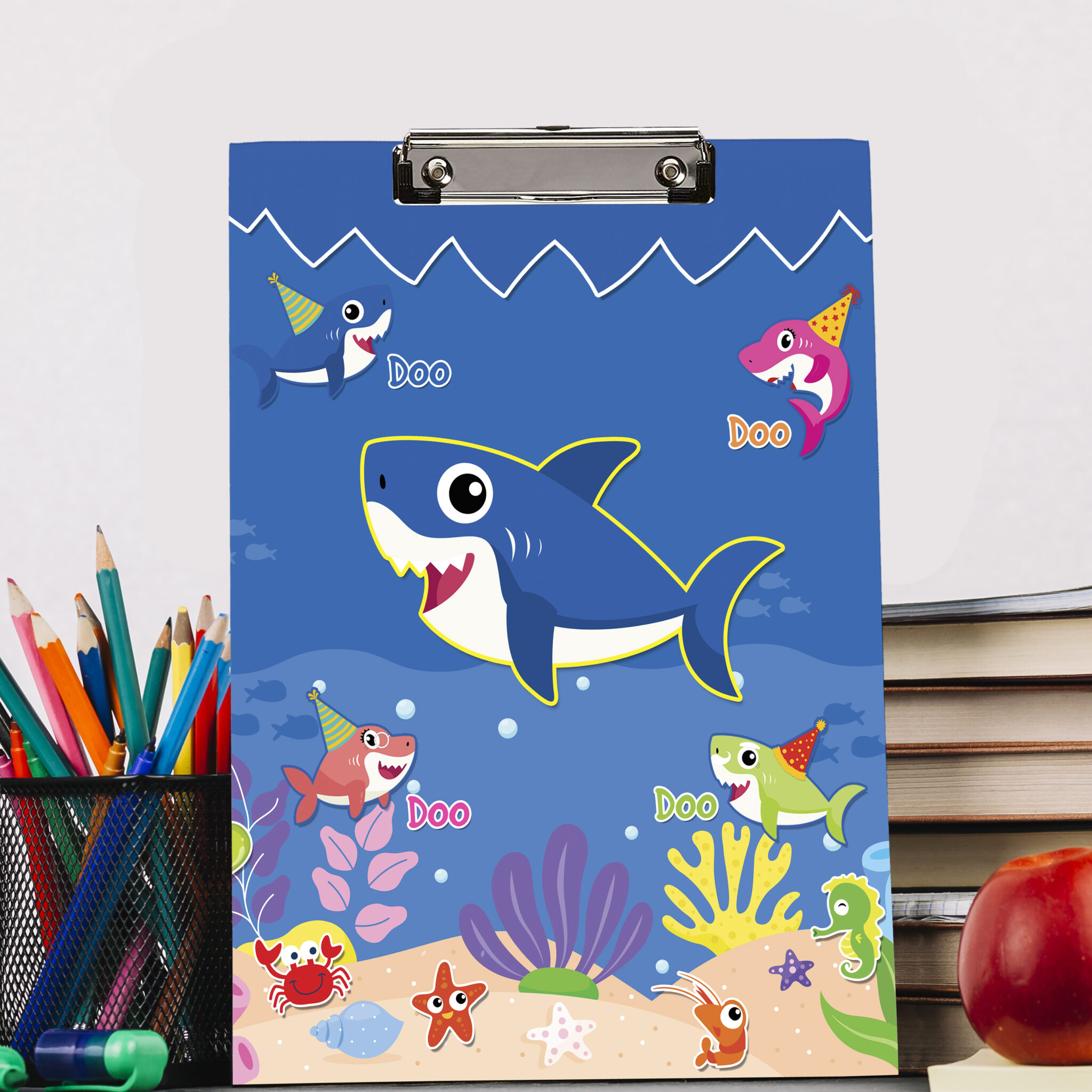2 in 1 Exam Board for Baby Shark theme Gifts for Party|SALE