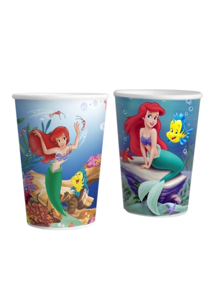 Mermaid Theme Paper cups for Birthday Party|SALE|10 pcs