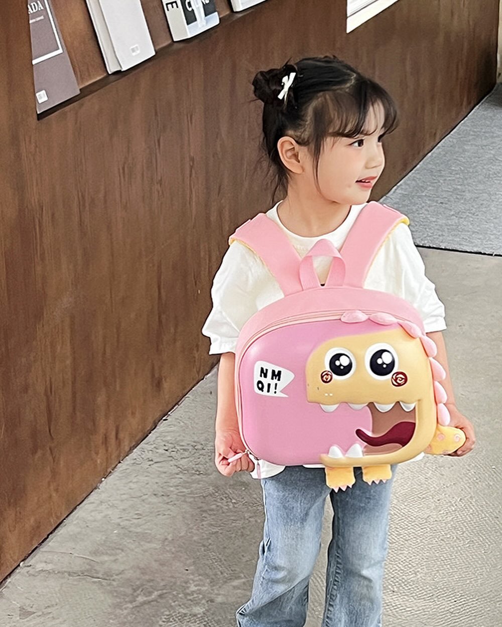 3D Shark Style Hard Shell Cute Back pack for Kids
