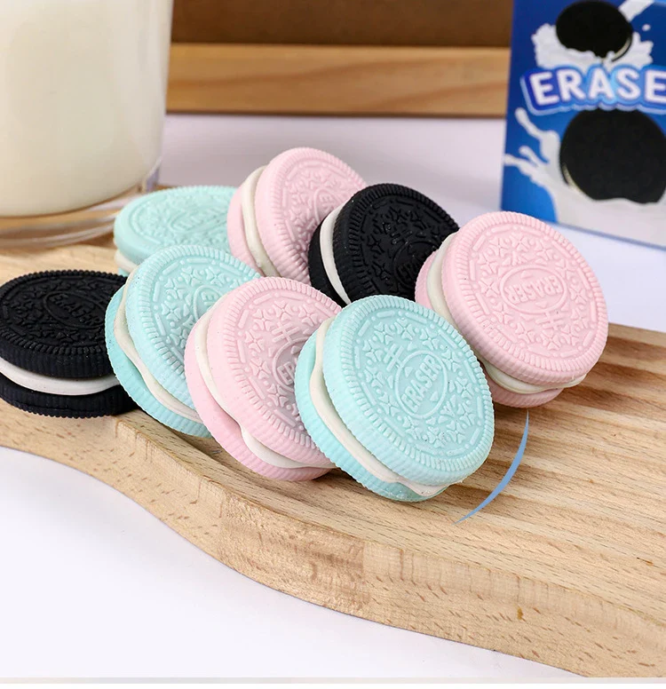 Oreo Cookie Candy theme cute erasers for return gifts
